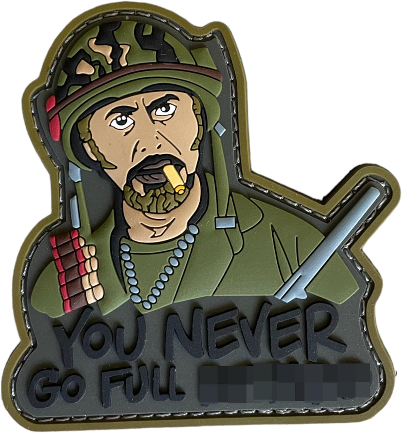 Jestik Never Go Full R PVC Morale Patch - Full-R – Jestik, Inc.